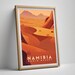 Namibia Desert Travel Poster,namibia Desert Wall Art Print,namib Desert ...