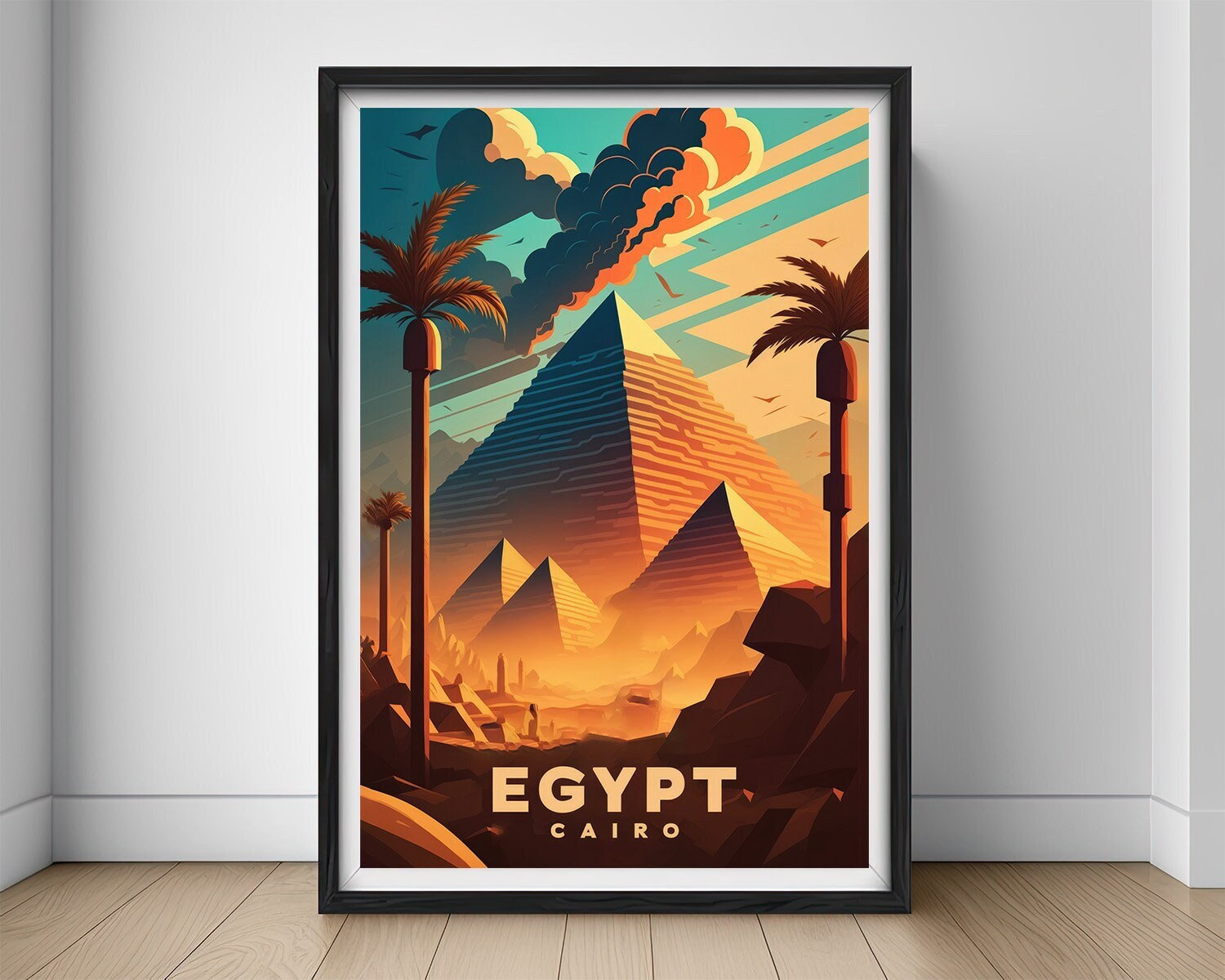 Egypt Cairo Travel Poster,egypt Cairo Wall Art Print,egypt Cairo ...