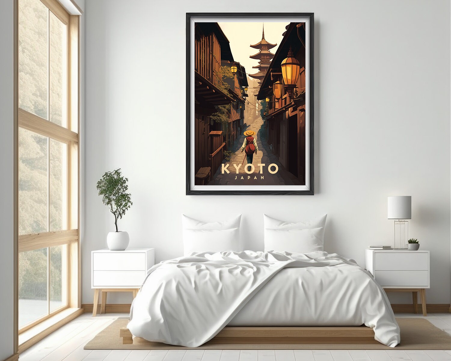 Kyoto Japan Travel Poster,kyoto Japan Wall Art Print,kyoto Japan ...