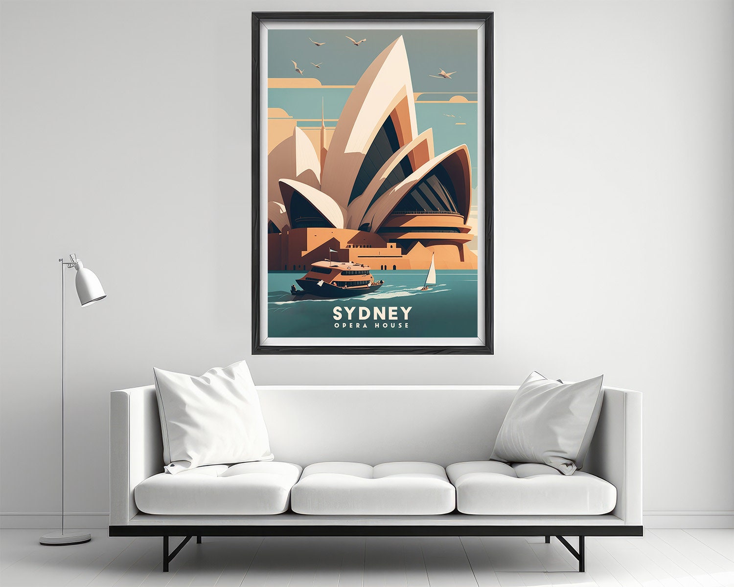 Sydney Poster,sydney Print,sydney Wall Art, Sydney Painting,sydney ...