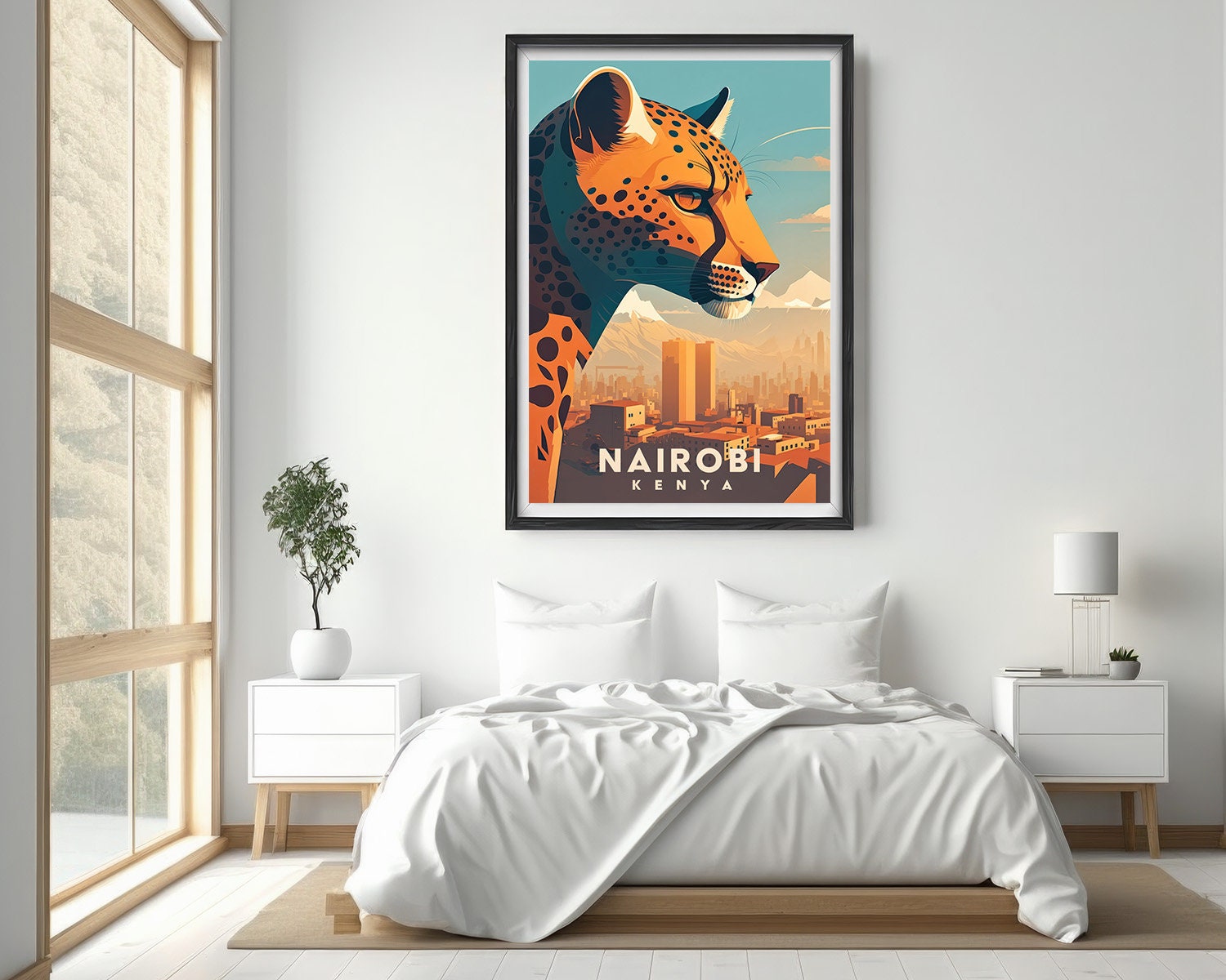 Nairobi Kenya Travel Poster,nairobi Kenya Wall Art Print,nairobi Kenya ...