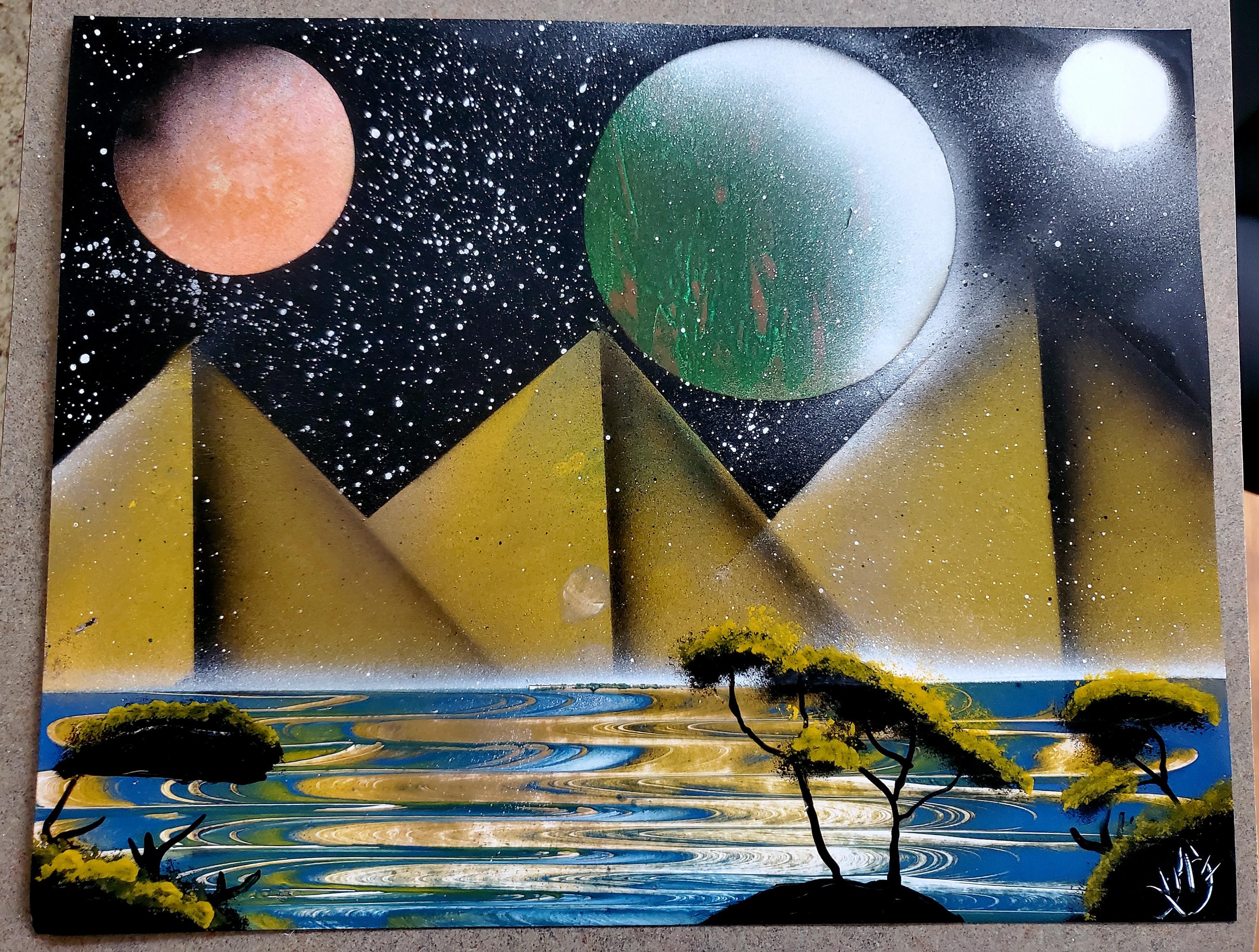 Spray Paint Canvas - Etsy