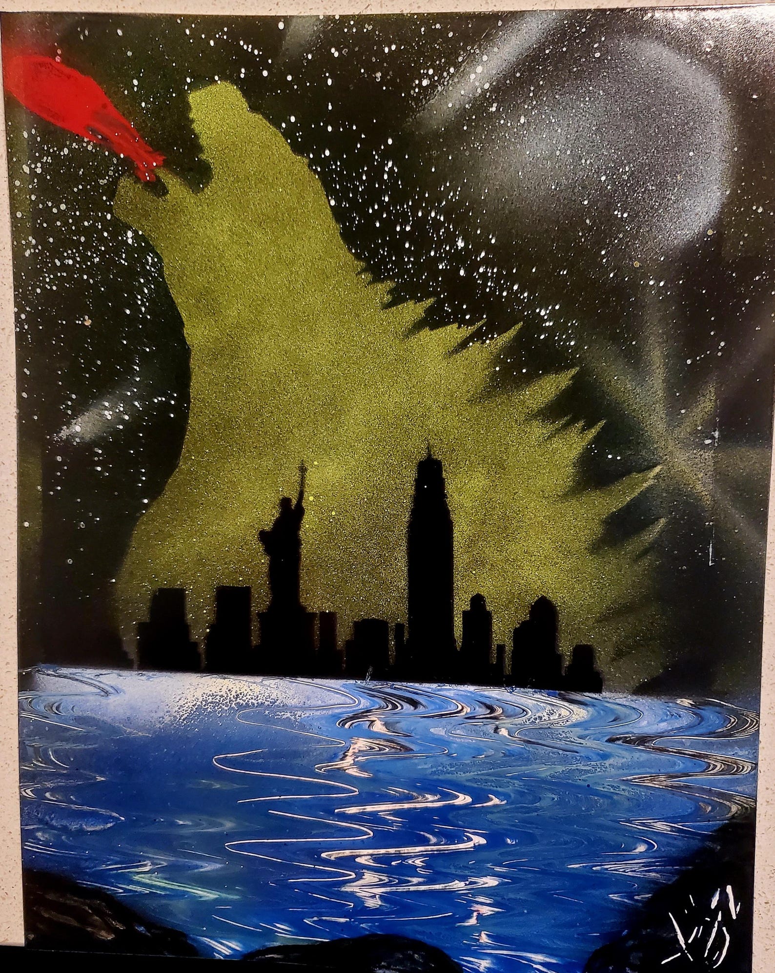 Spray Paint Canvas - Etsy