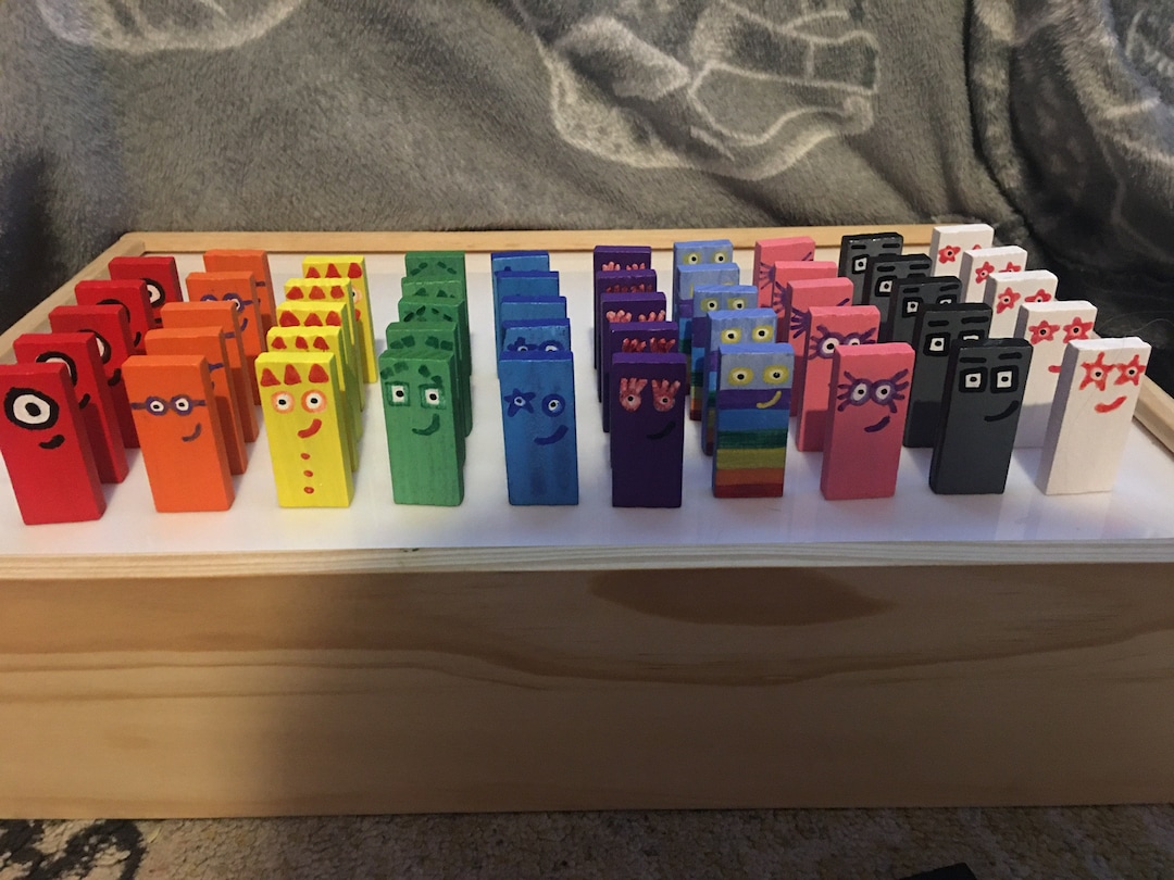 Numberblocks Dominoes - Etsy UK