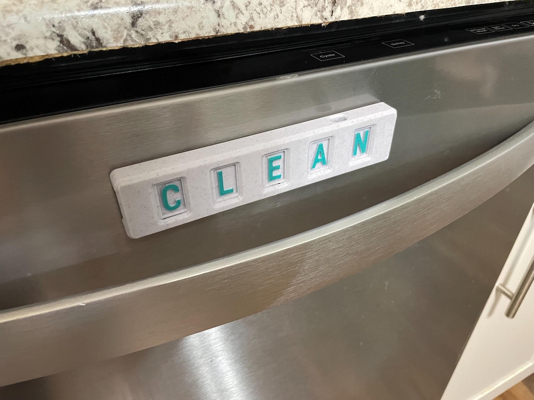 Dishwasher Magnet: Clean or Dirty? Stylish Kitchen Must-have! Mothers ...