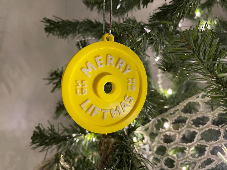 3D Merry Liftmas Christmas Tree Ornament! Great Stocking Stuffer Gift ...