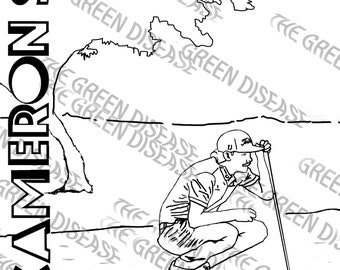 Adam Scott Golf Colouring Page - Digital Download - Etsy