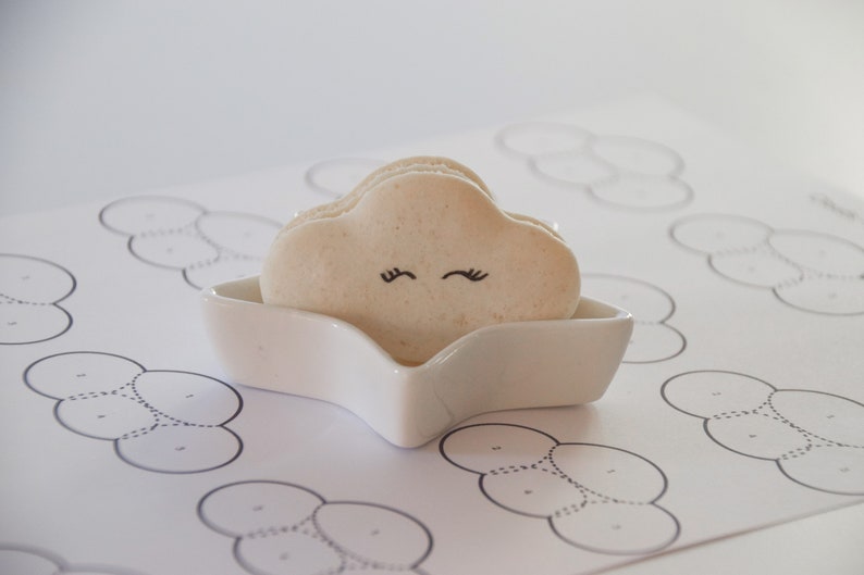 Cloud Macaron Template Transfer Sheet - Etsy