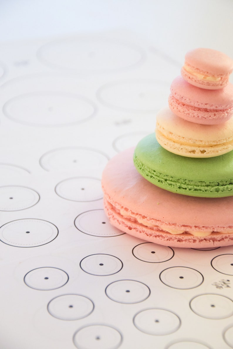 5x Round Macaron Template Transfer Sheets - Etsy