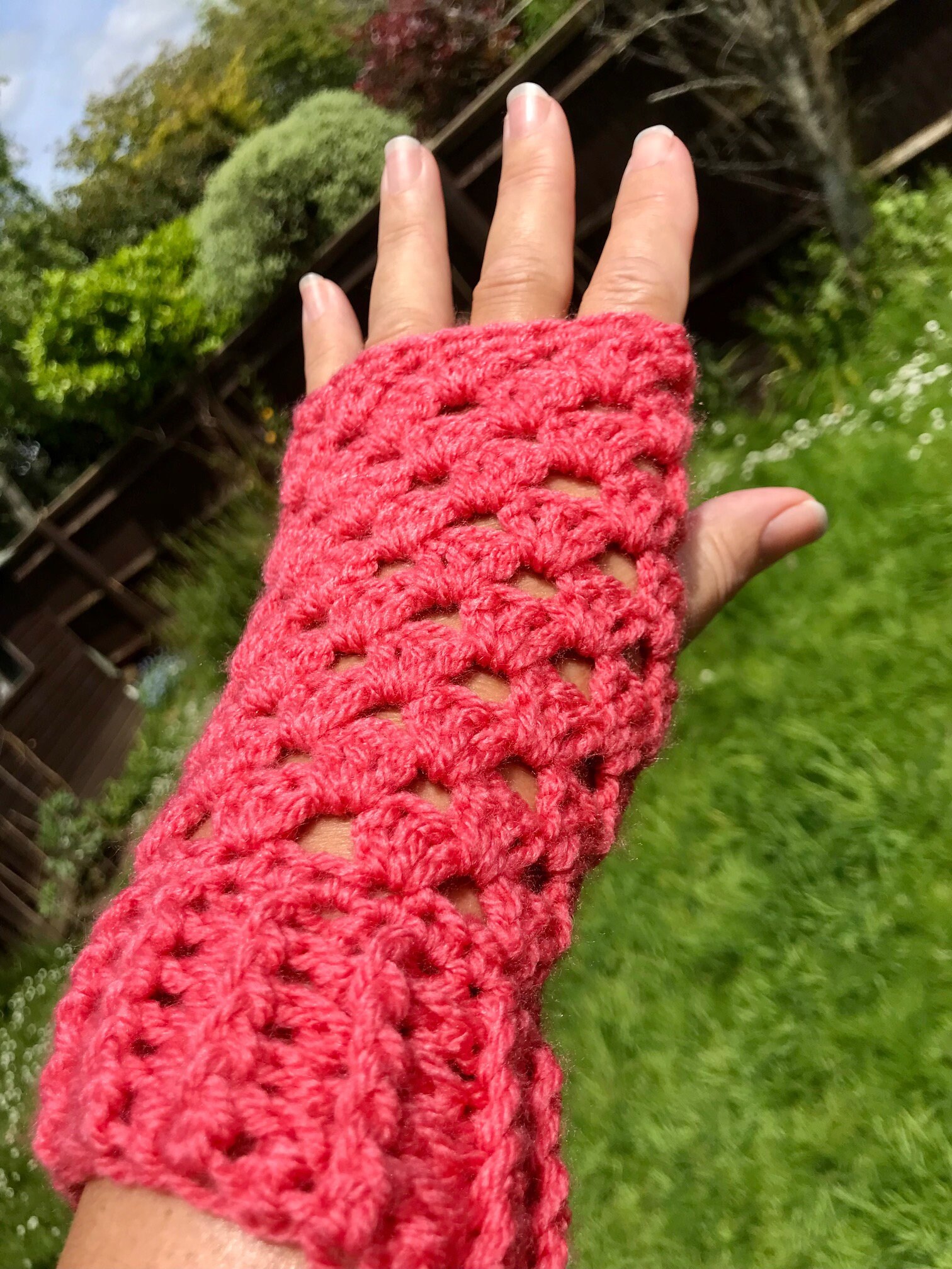 Wrist Warmer Crochet Pattern Fingerless Glove Pattern - Etsy