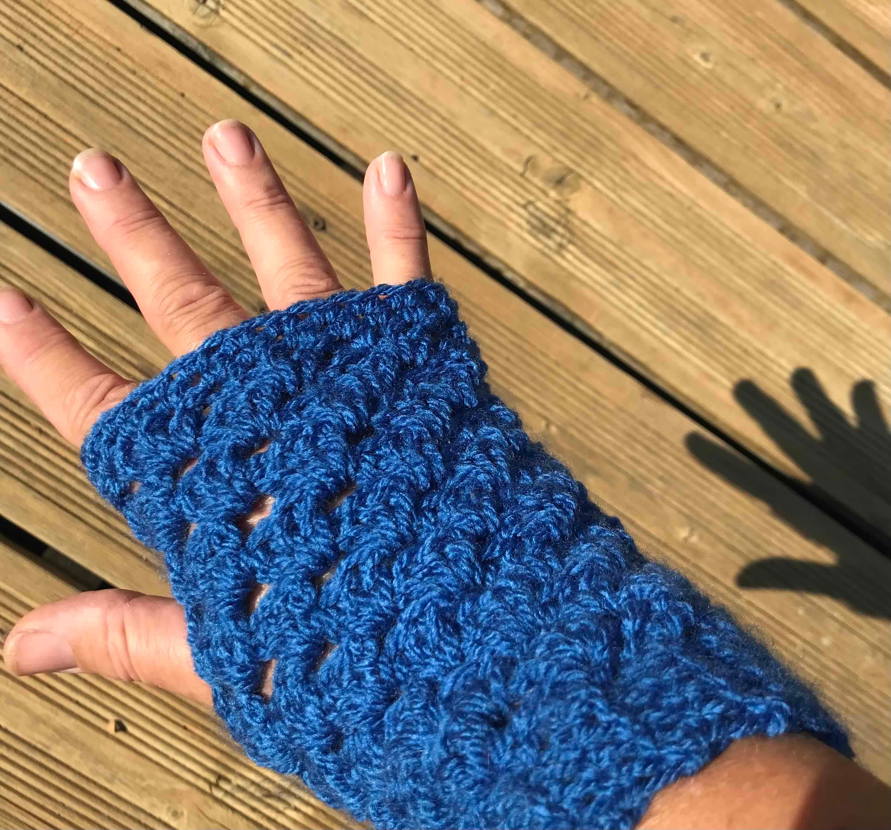 Wrist Warmer Crochet Pattern Fingerless Glove Pattern - Etsy