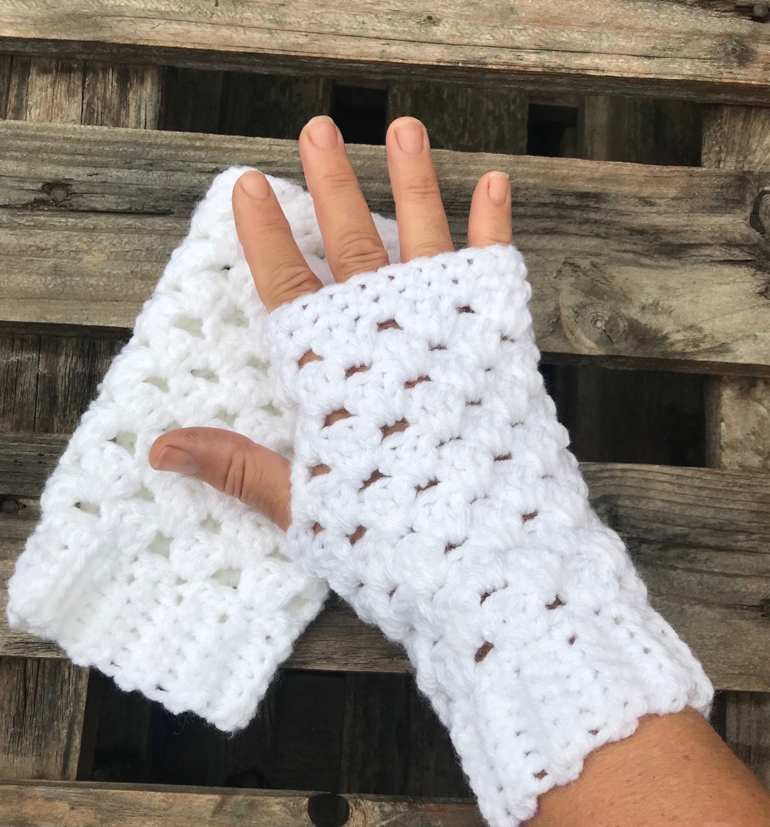 Wrist Warmer Crochet Pattern Fingerless Glove Pattern - Etsy