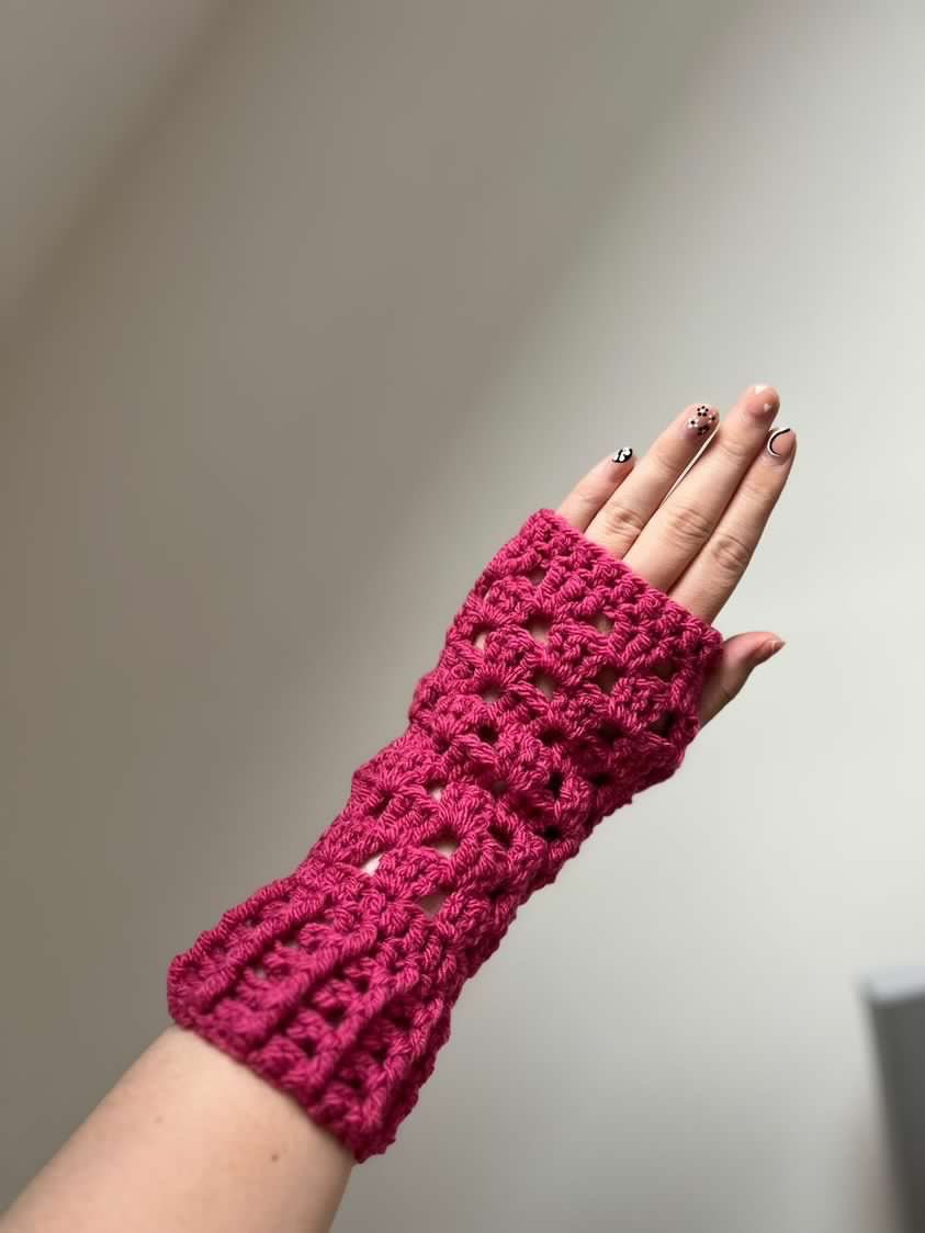 Wrist Warmer Crochet Pattern Fingerless Glove Pattern - Etsy