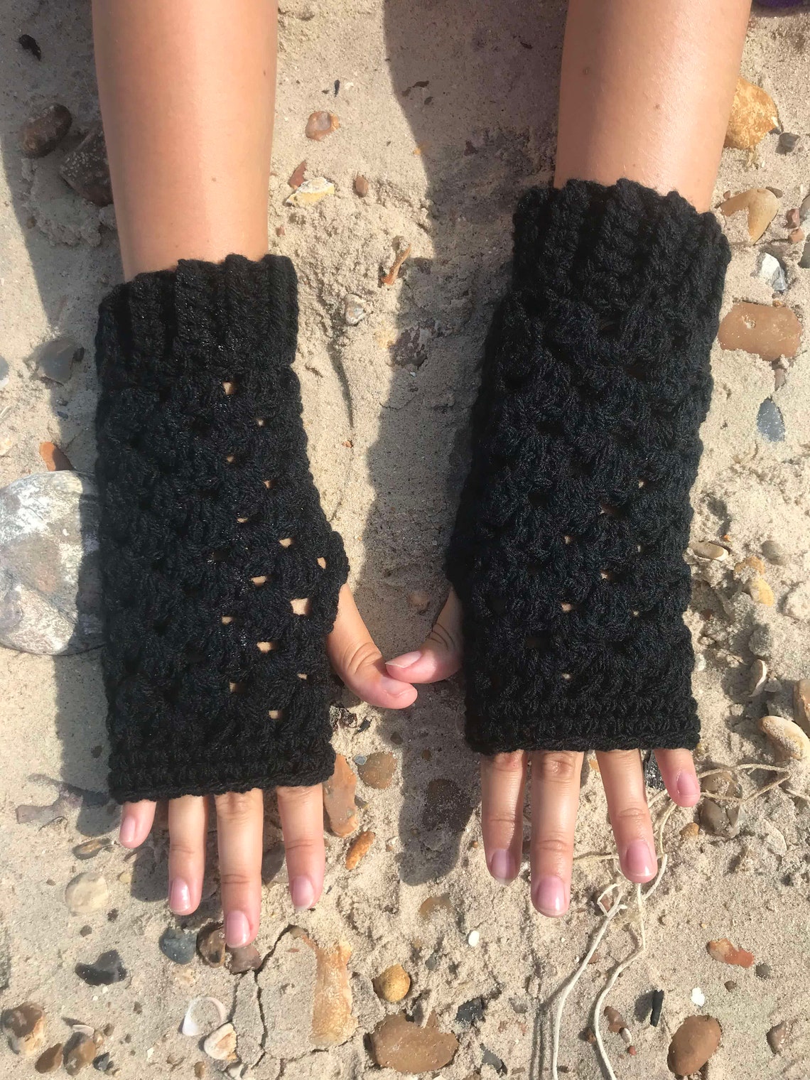 Wrist Warmer Crochet Pattern Fingerless Glove Pattern - Etsy