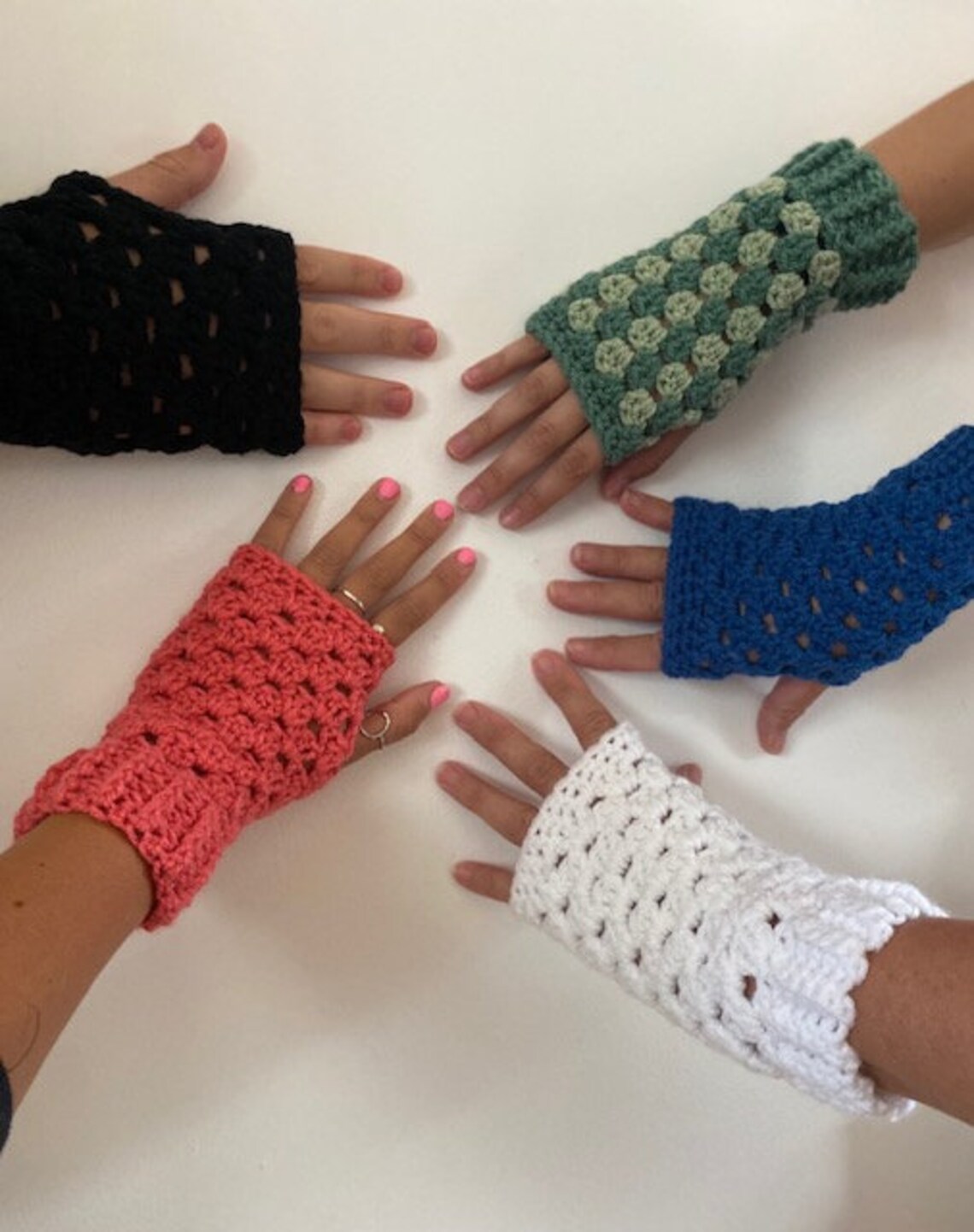 Wrist Warmer Crochet Pattern Fingerless Glove Pattern - Etsy