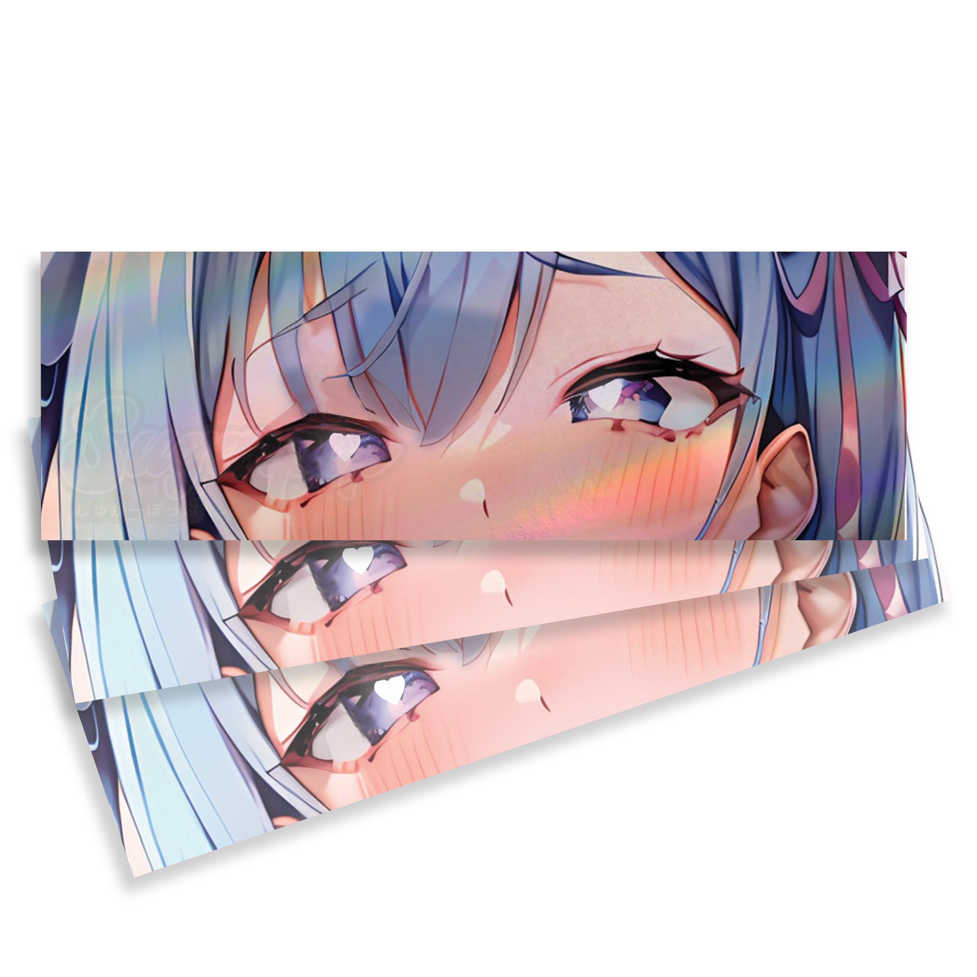 Anime Peeker Sticker, Holographics, Waterproof and Weaterproof - Etsy