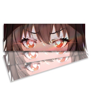 Anime Peeker Sticker, Holographics, Waterproof and Weaterproof - Etsy