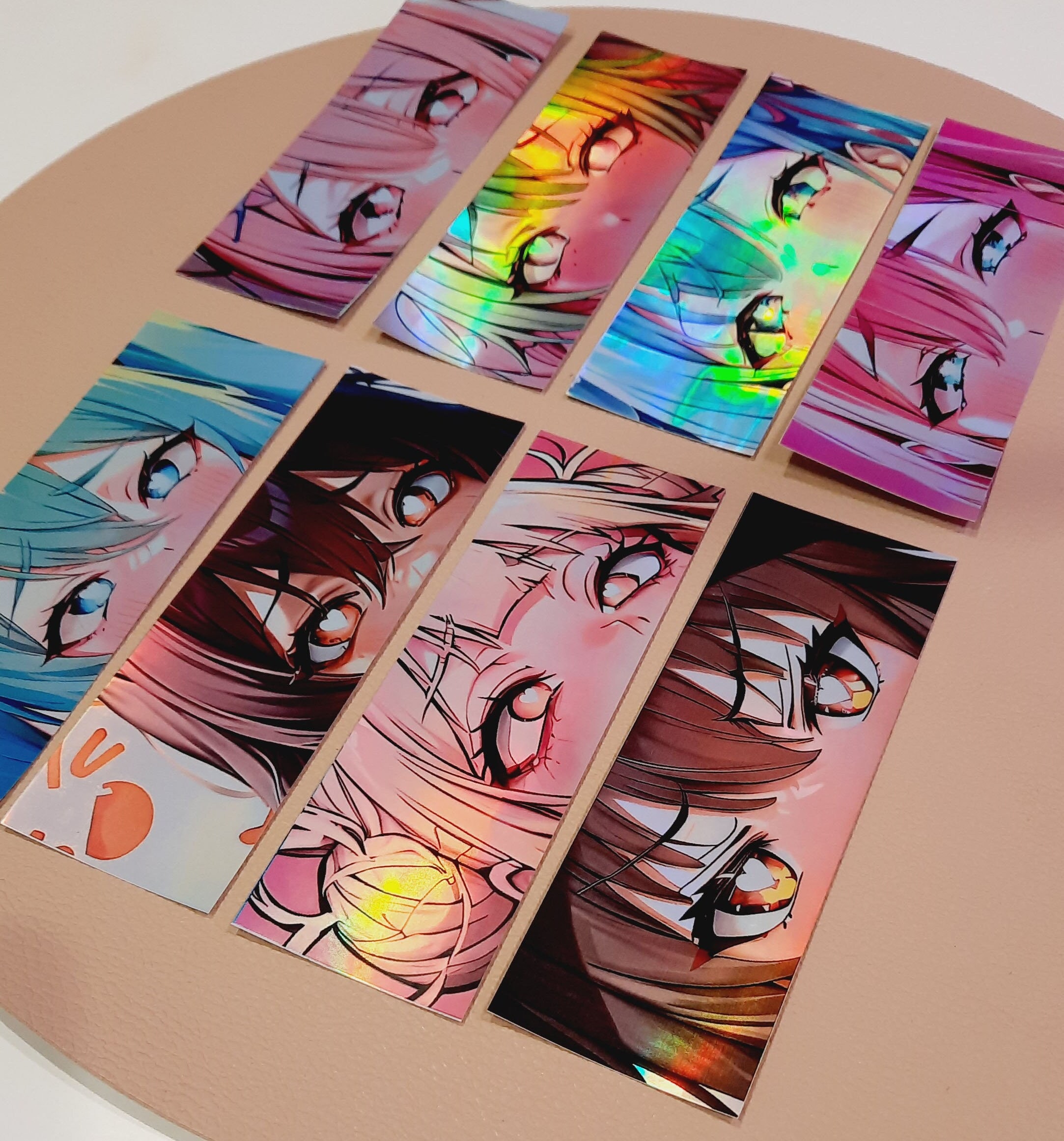 Anime Peeker Sticker, Holographics, Waterproof and Weaterproof - Etsy