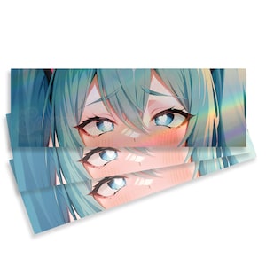 Anime Peeker Sticker, Holographics, Waterproof and Weaterproof - Etsy