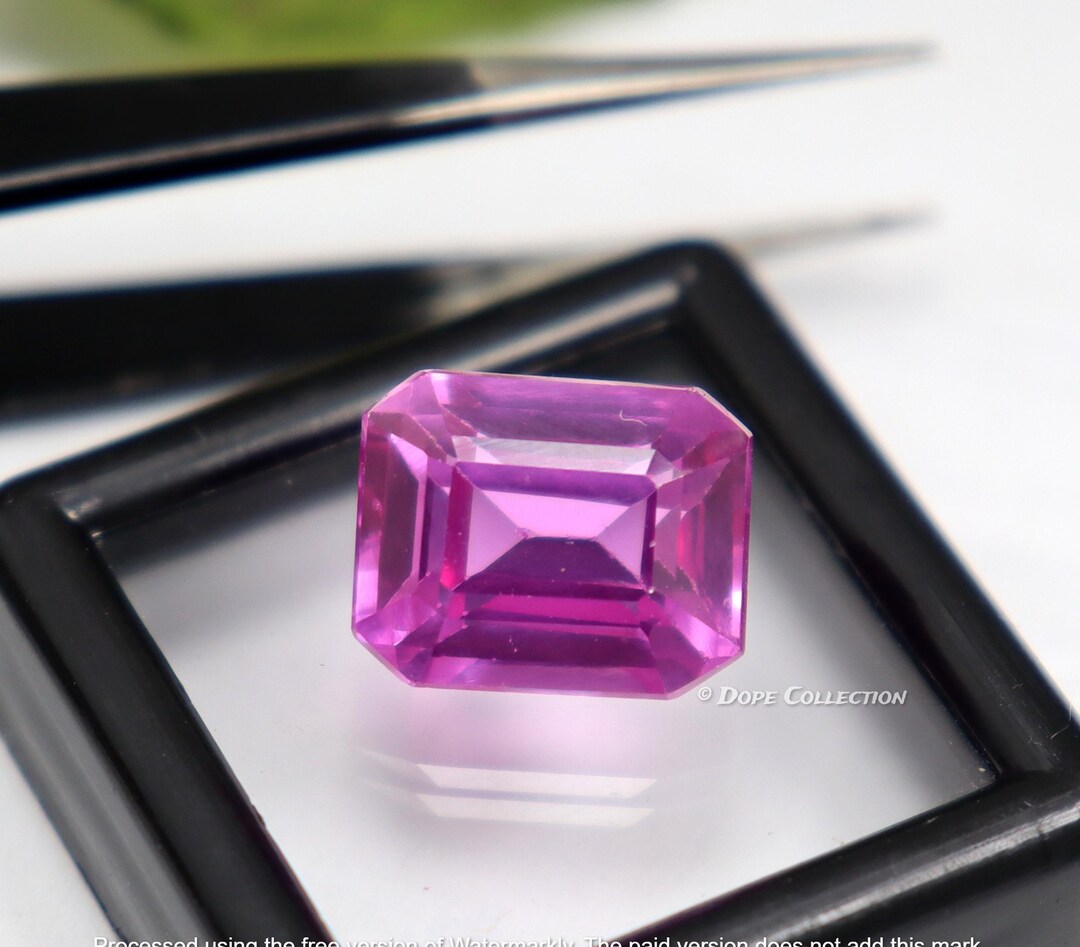 Natural Kashmiri Pink Red Ruby Gemstone (GGI) Certified Use Ring ...