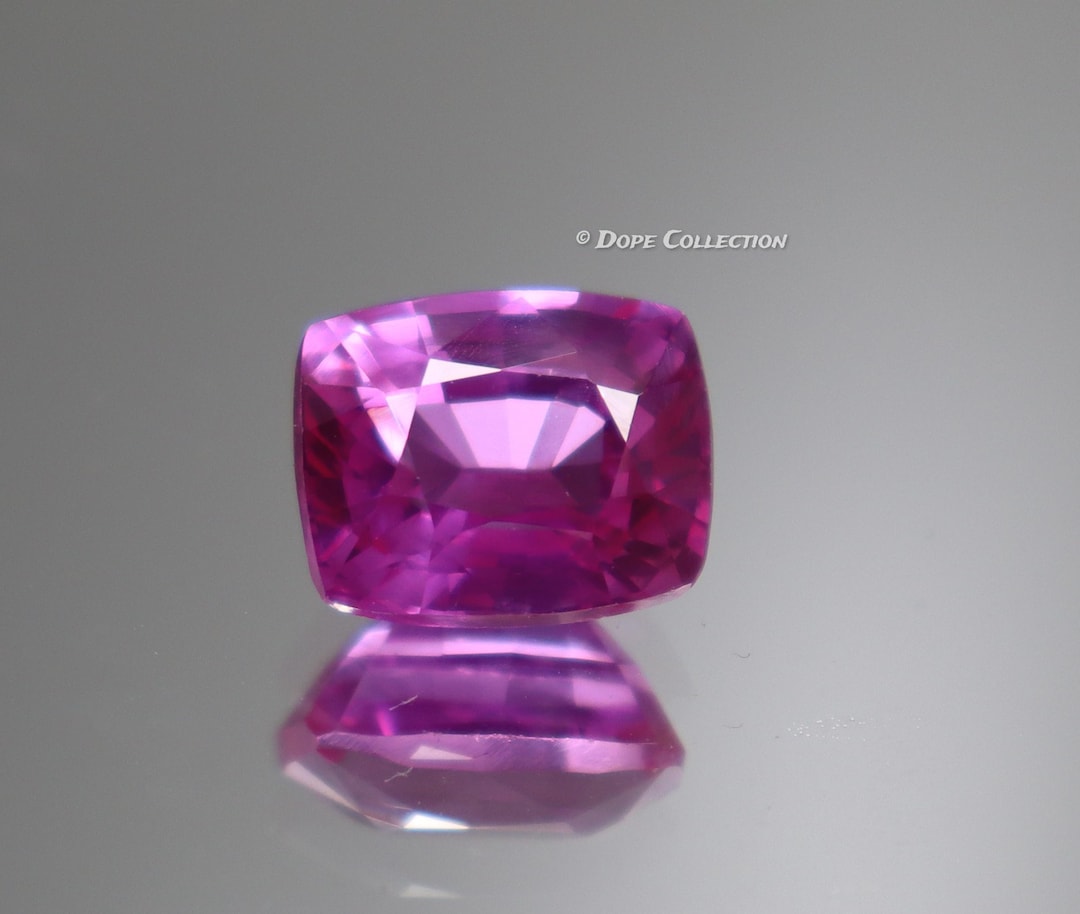 AAA+ Natural Kashmiri Pink Red Ruby Gemstone (GGI) Certified Use Ring ...