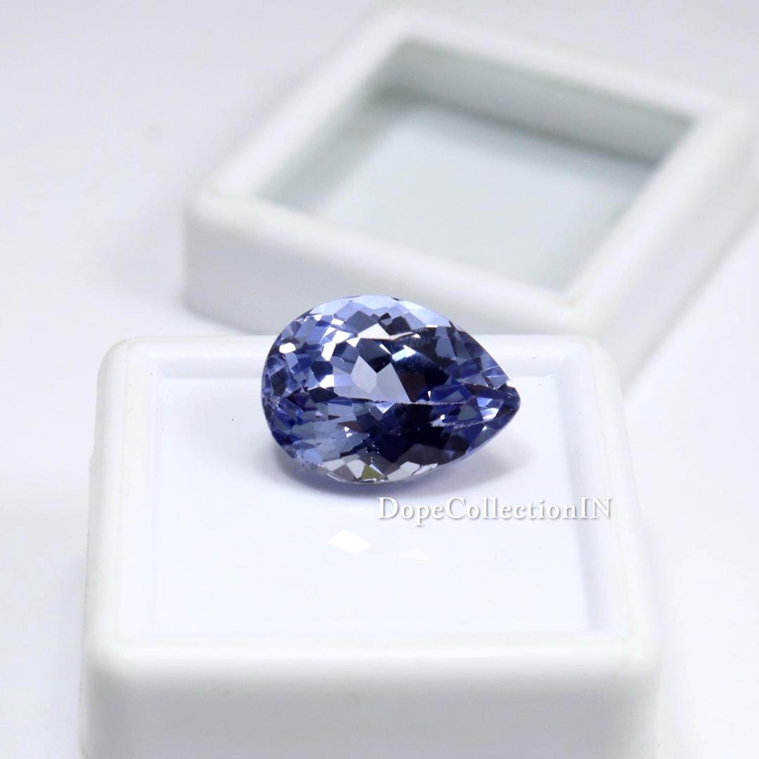 Elegant Light Blue Ceylon Sapphire 7.45 Ct | Natural Pear Cut Stone - Etsy