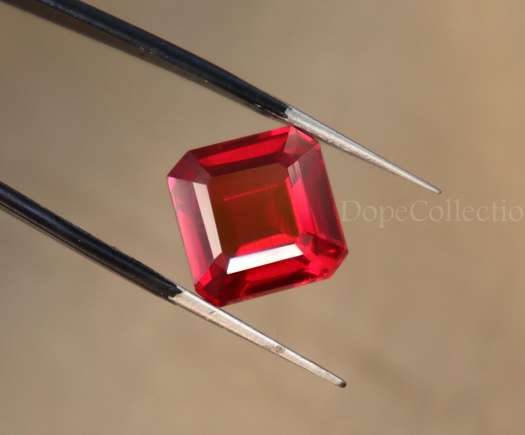 Natural 11.35 Ct AAA Burma Blood Red Ruby | Radiant Cut Certified ...