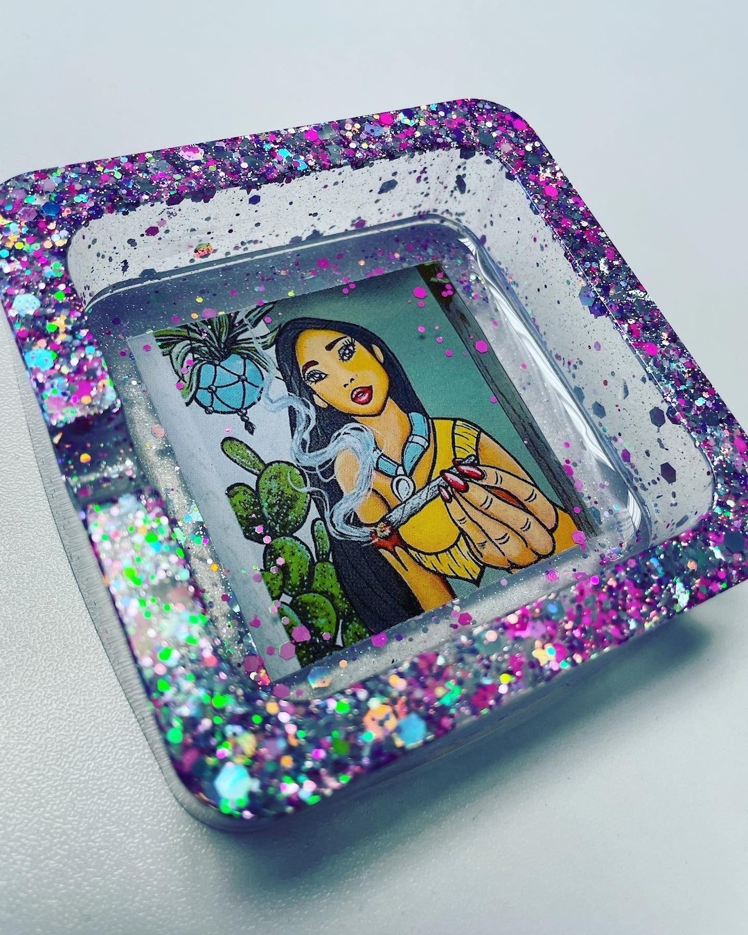 Custom Pocahontas Disney Smokers Ashtray - Etsy