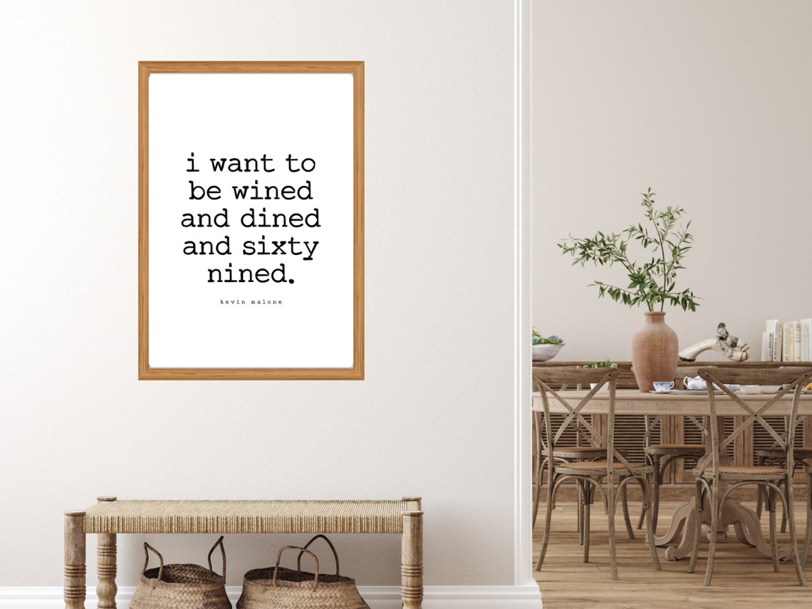 The Office Kevin Malone Wined and Dined and Sixty Nined - Etsy