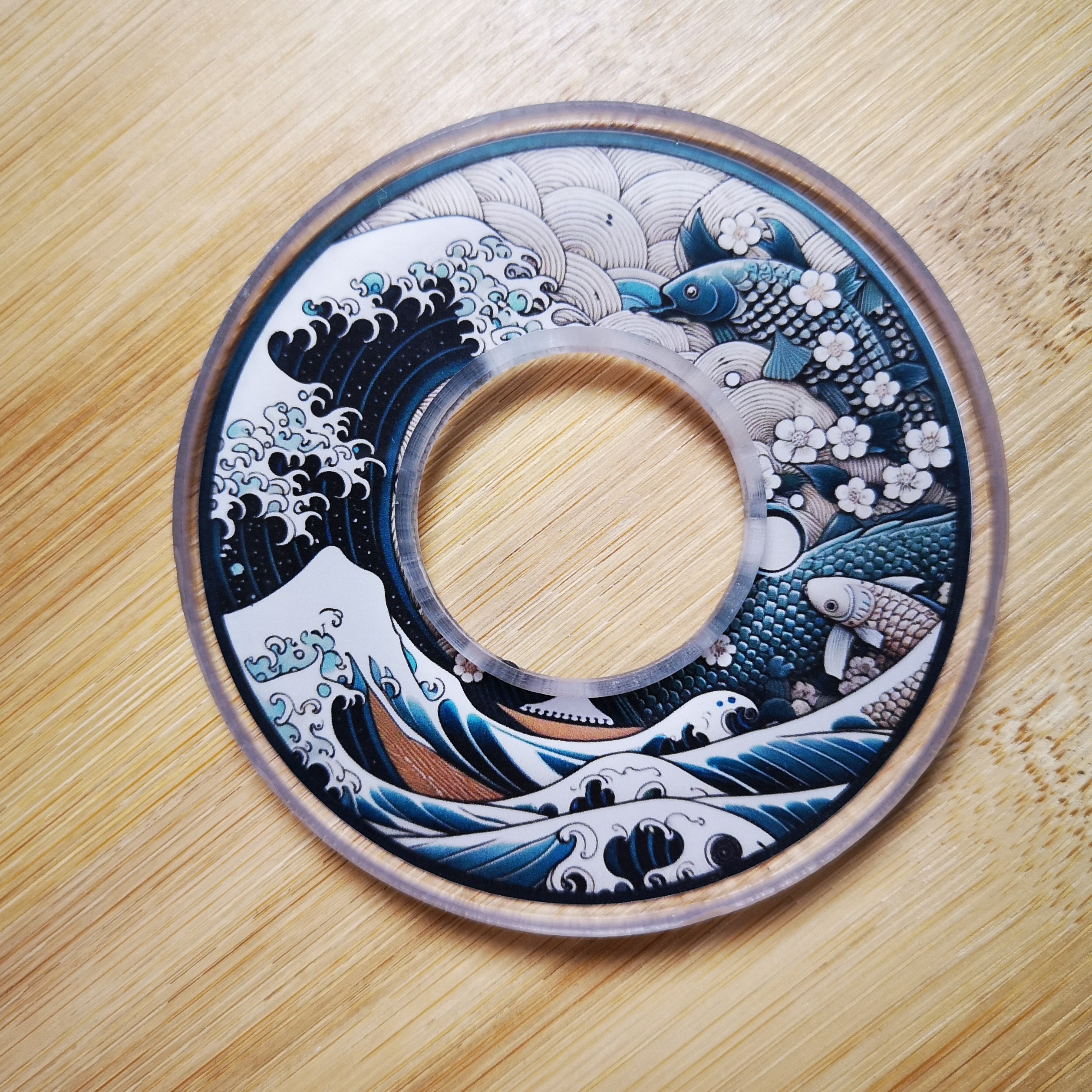 The Wave of Japan #02 - Protective Kendo Bamboo Sword Tsuba - Kendo ...