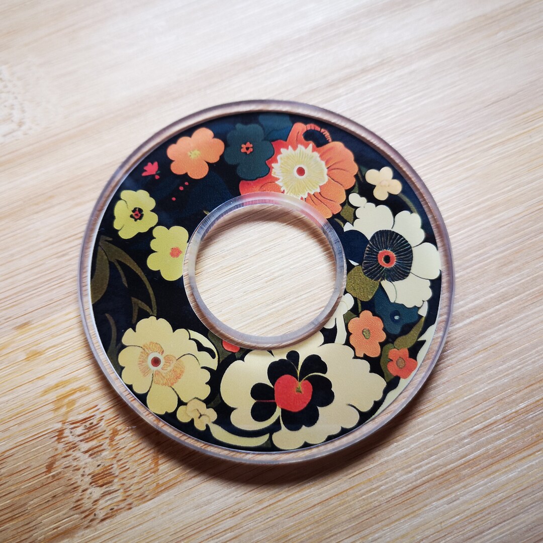 Night Flowers Kendo Shinai Tsuba Handguard Gift for Kendo Player - Etsy