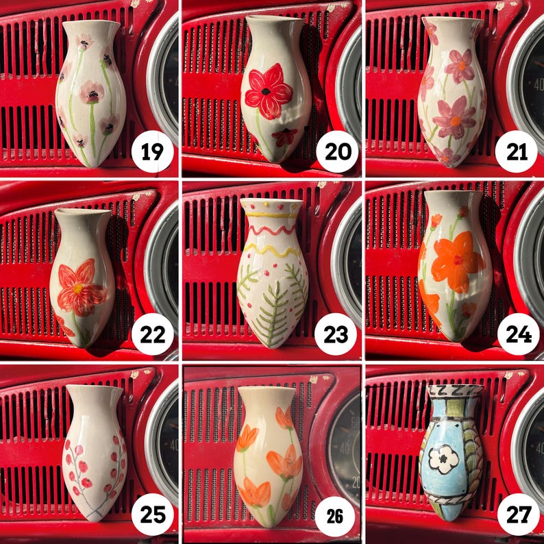 Retro Style, Handcrafted Elegance: Meet the VW Beetle Vases. Car Vase ...