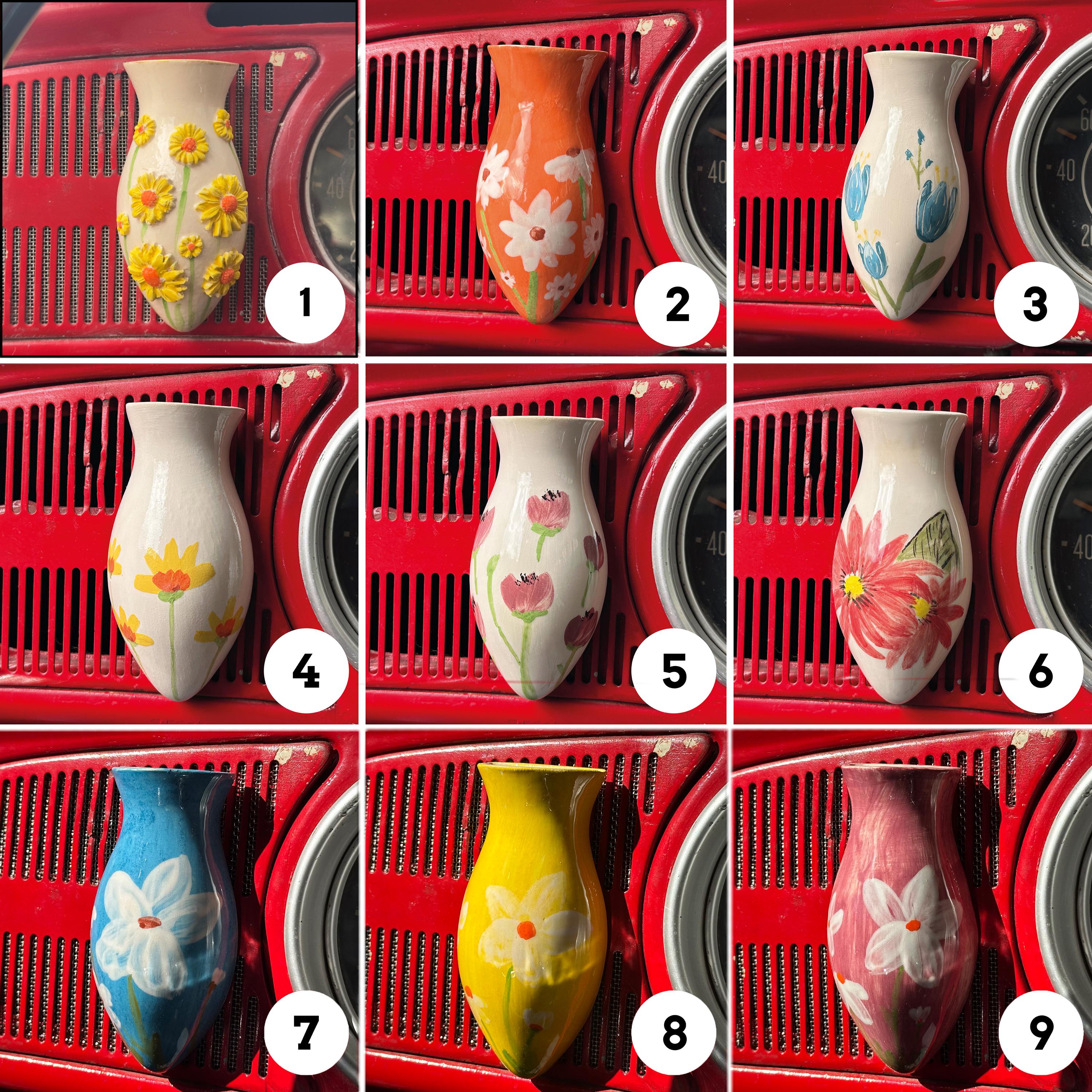 Retro Style, Handcrafted Elegance: Meet the VW Beetle Vases. Car Vase ...