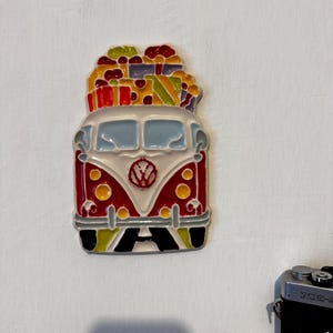 VW T1 Bus: Handmade Colorful Ceramic Mosaic Wall Decor - Etsy