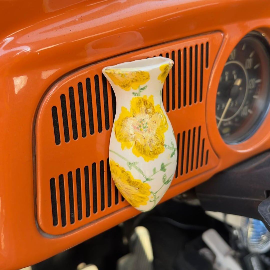 Retro Style, Handcrafted Elegance: Meet the VW Beetle Vases. Car Vase ...