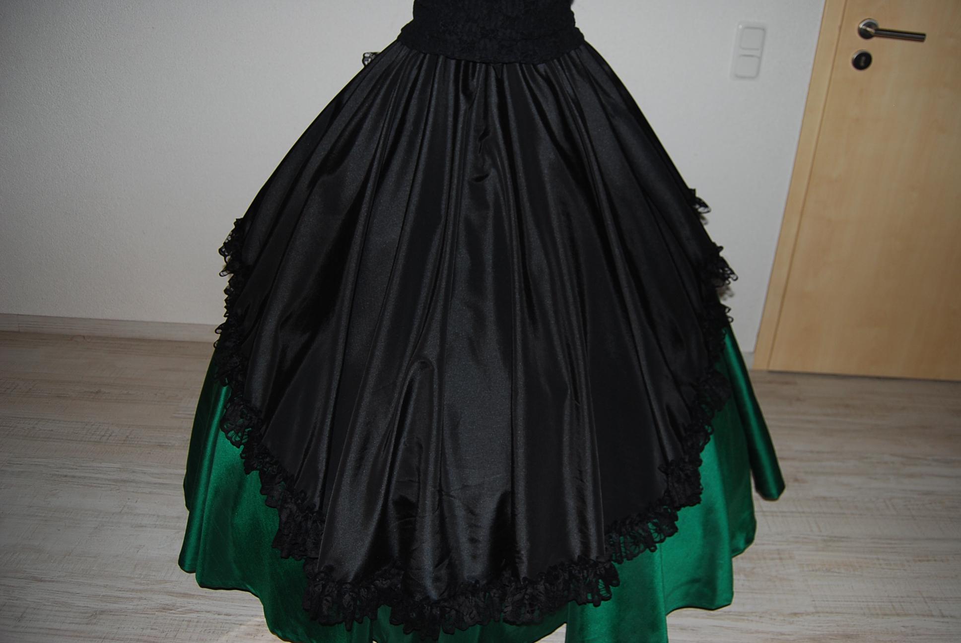 Gothic Burlesque Steampunk Pirate Skirt Black Skirt Ball Party WGT ...