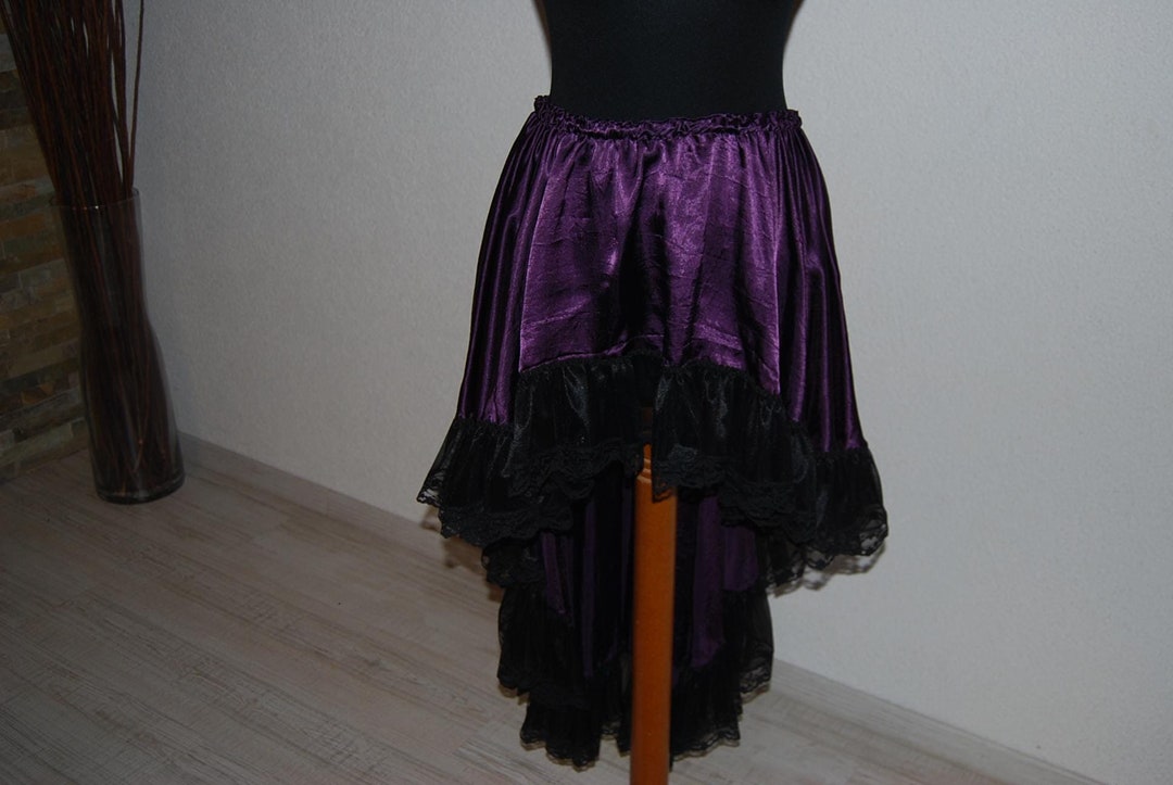 Gothic Victorian Steampunk Burlesque Skirt Train Ball Party WGT Cicil ...