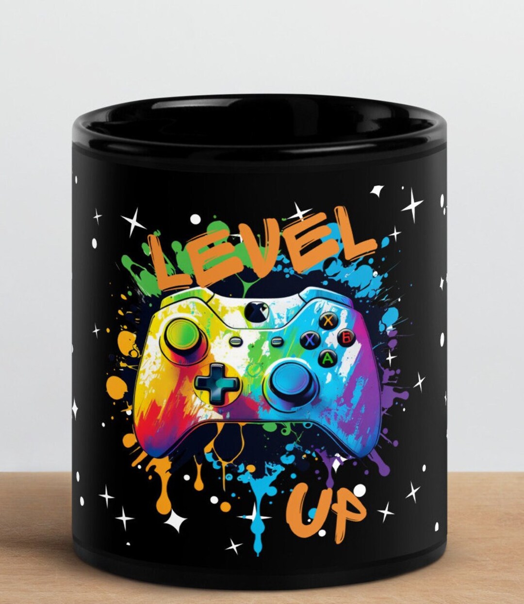 Sleek Matte Black Gaming Mug A Must-have for Every Die-hard Gamer Gamer ...