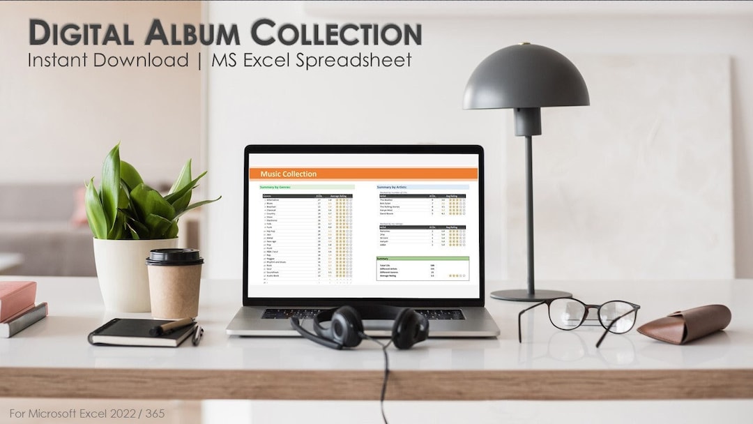 Digital CD Collection | Music Collection | CD Tracker | Music Ranker - Etsy