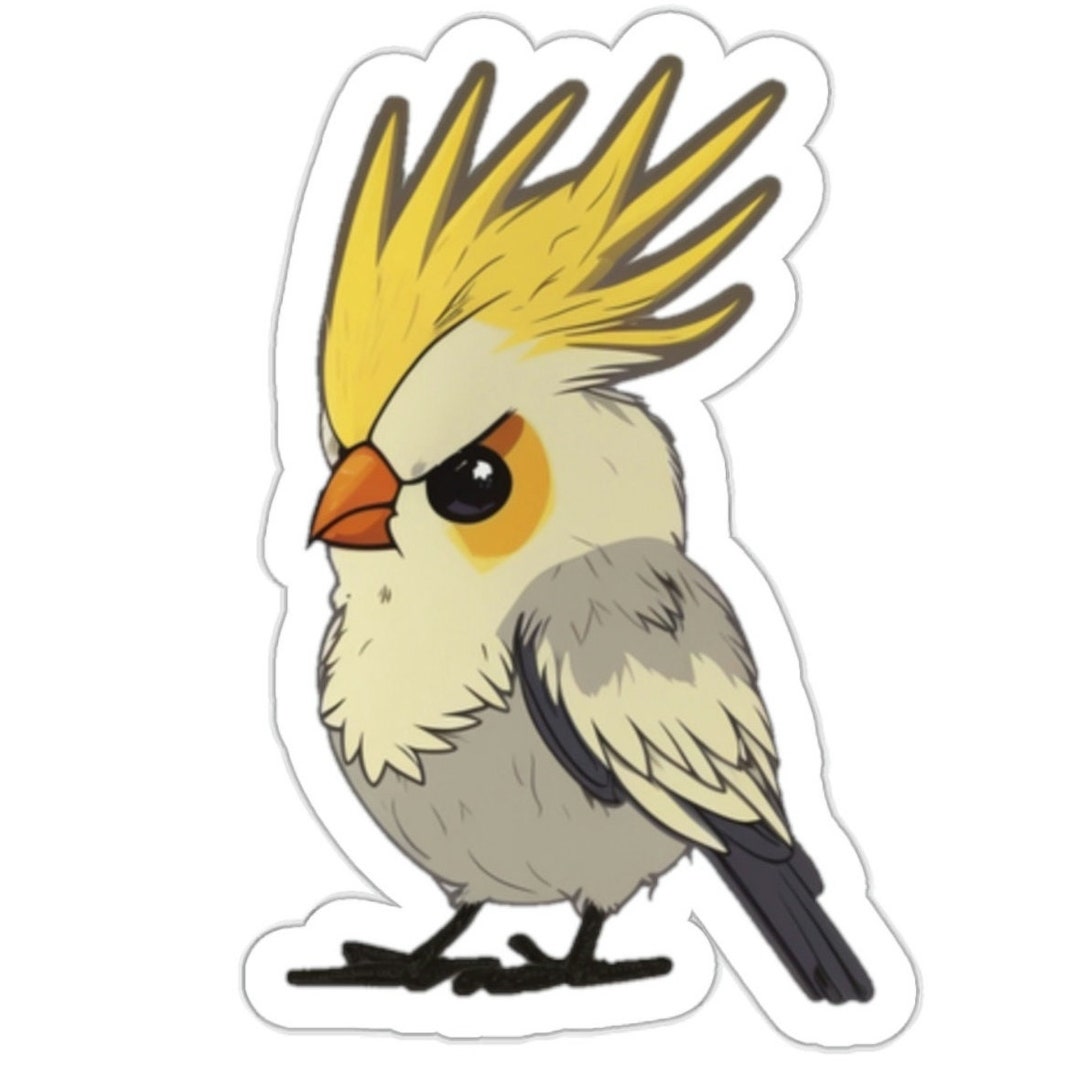 Die-cut Stickers Vinyl Decals, Parrot, Owl, Bird, Laptop Sticker, Vinyl ...