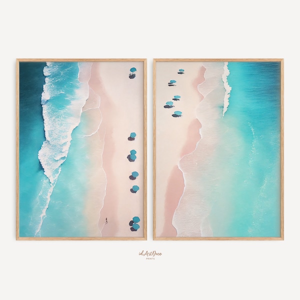 Aerial Beach Print - Etsy
