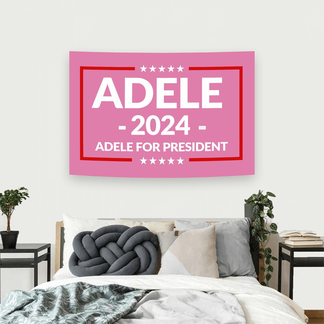 Adele 2024 Flag Save America Again Poster Wall Decor - Etsy