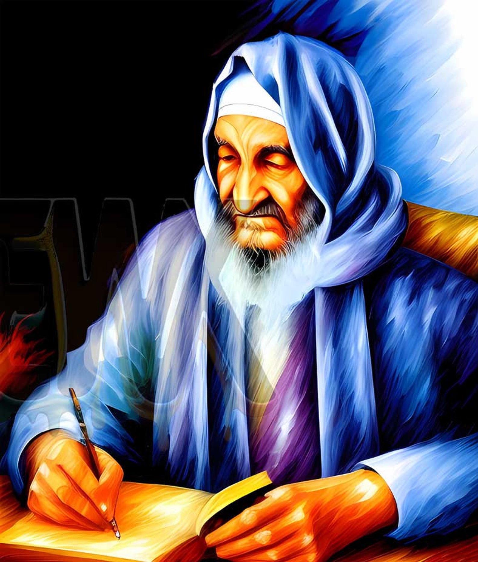 The Baba Sali , Rav Yisrael Abuhatzeira . הבבא סאלי - Etsy