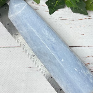 Blue Calcite Large Tower, Large Crystal Tower, Large Blue Crystal Tower ...