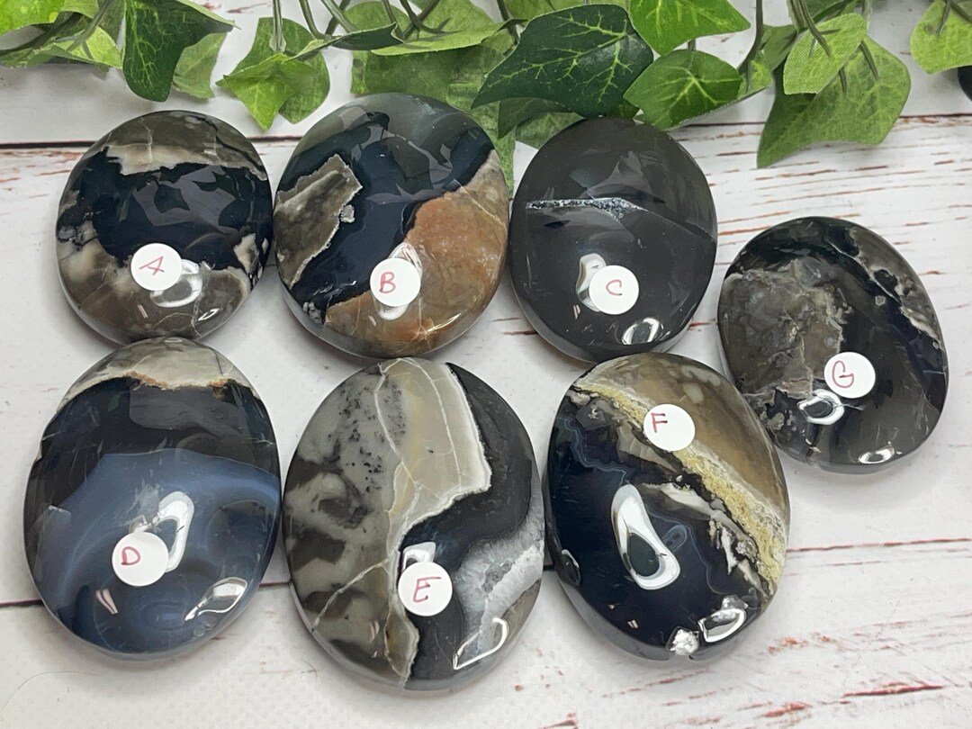 Volcano Agate Palm Stone – Grounding Energy & Fire Element Balance - Etsy