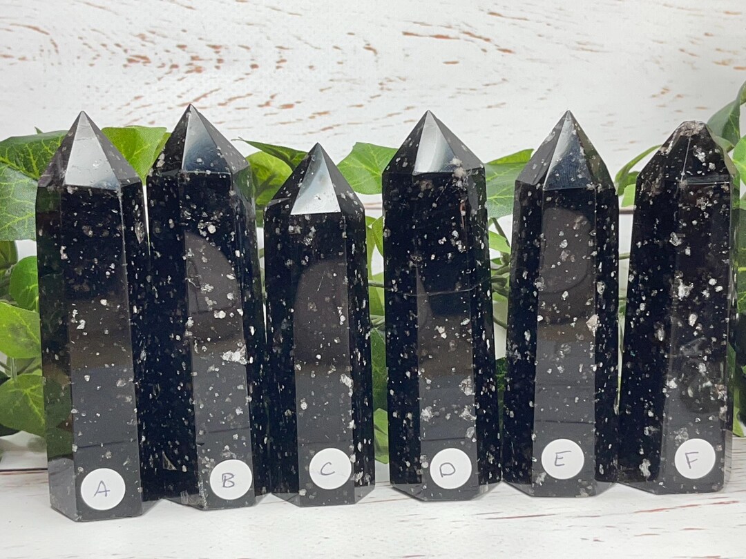 Galaxy Obsidian Points – for Energy Cleansing or Home Décor - Etsy
