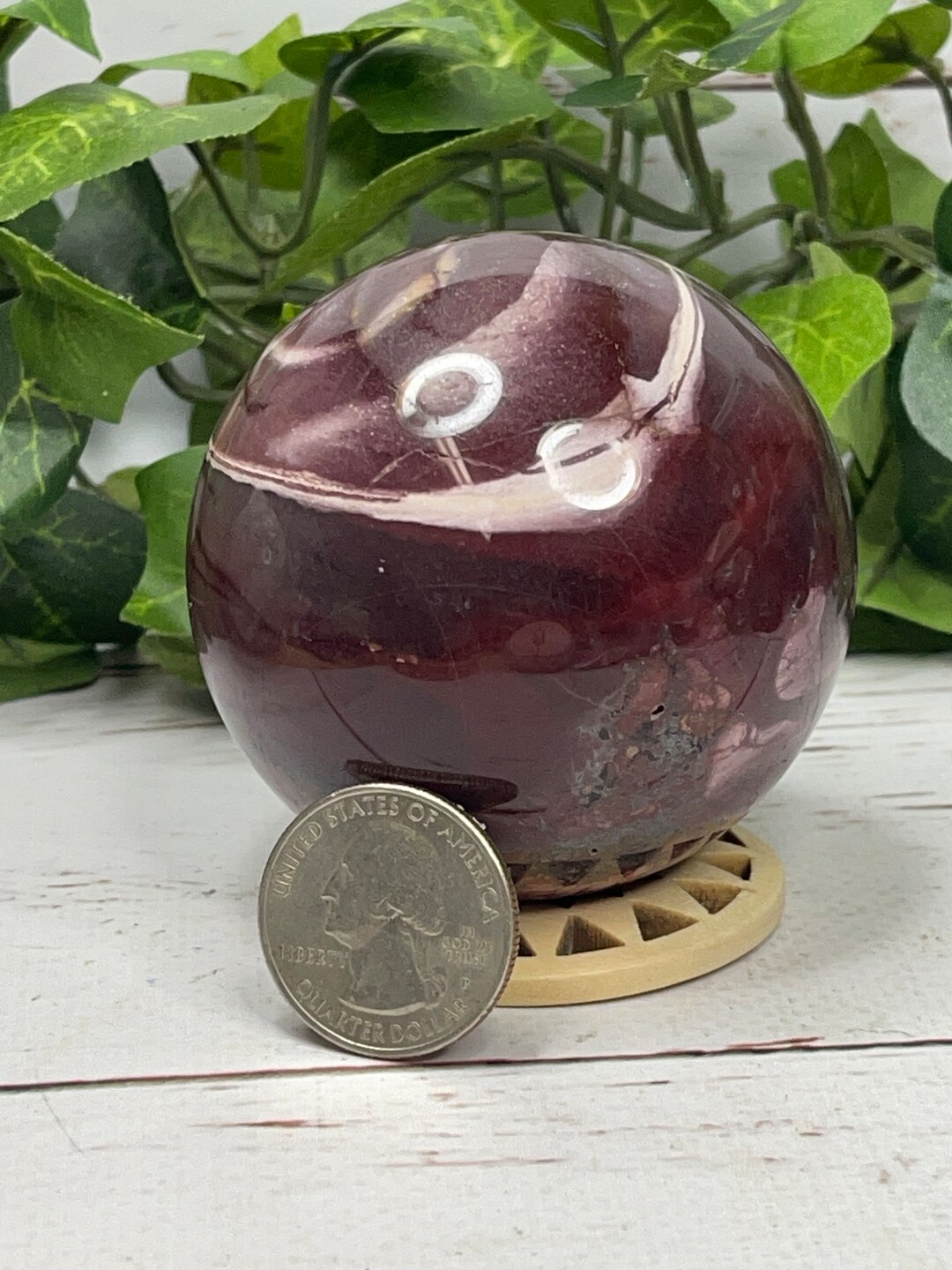Mookaite Sphere, Multi Colored Mookaite Sphere, Purple Colored Mookaite ...