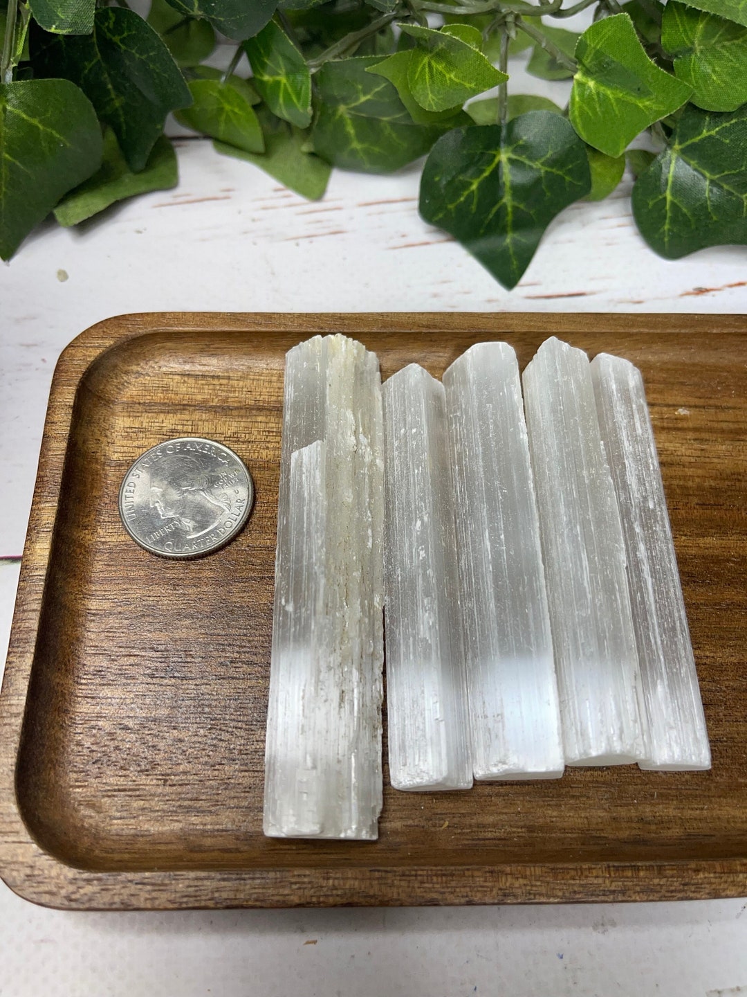 Selenite Wand: Satin Spar Cleansing Stick - Etsy