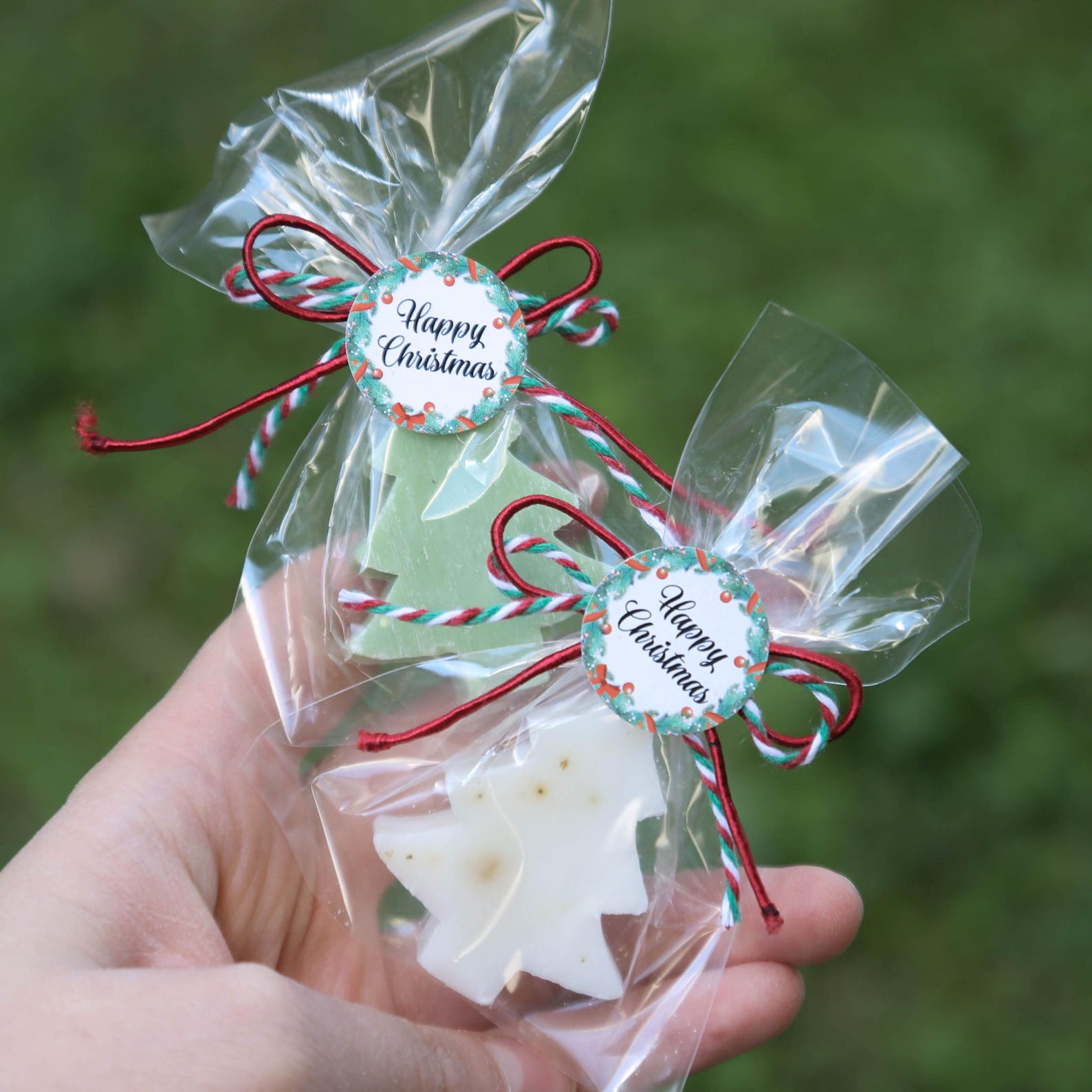 Christmas Heart Soap Favors,pine Tree Soap, Mini Soap Bars, 2025 ...