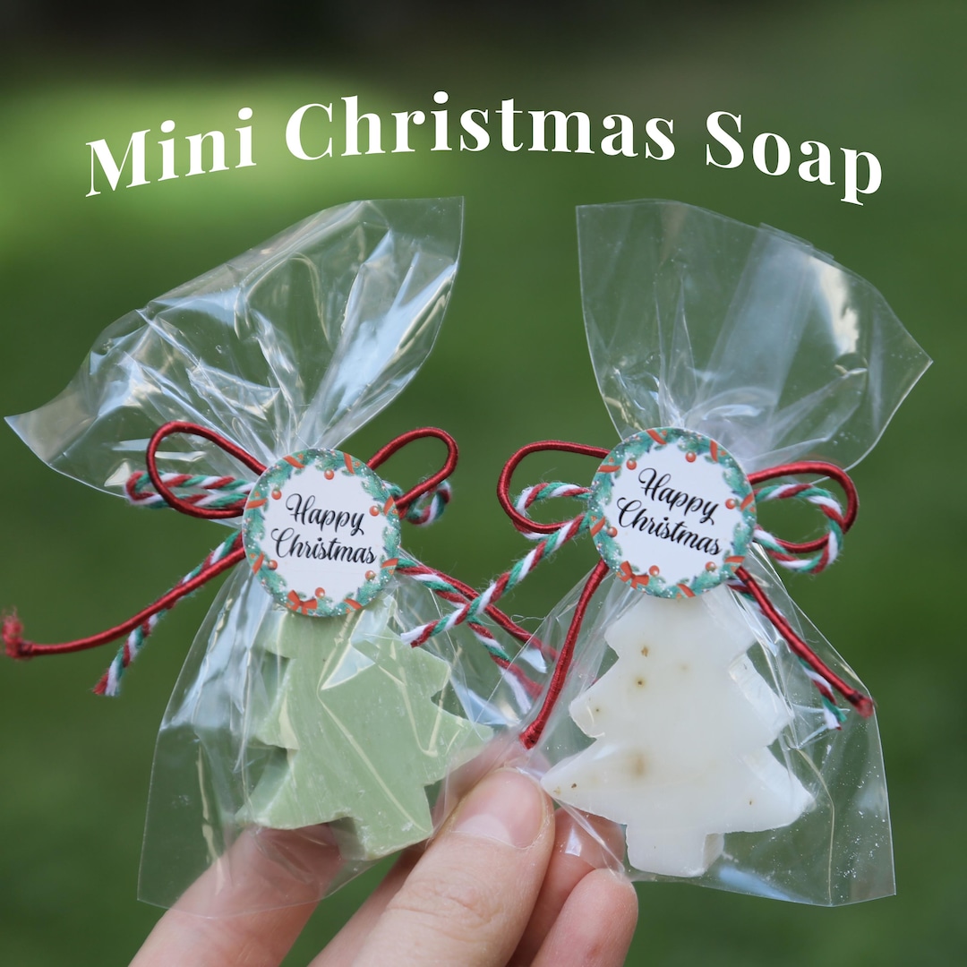 Christmas Heart Soap Favors,pine Tree Soap, Mini Soap Bars, 2025 ...